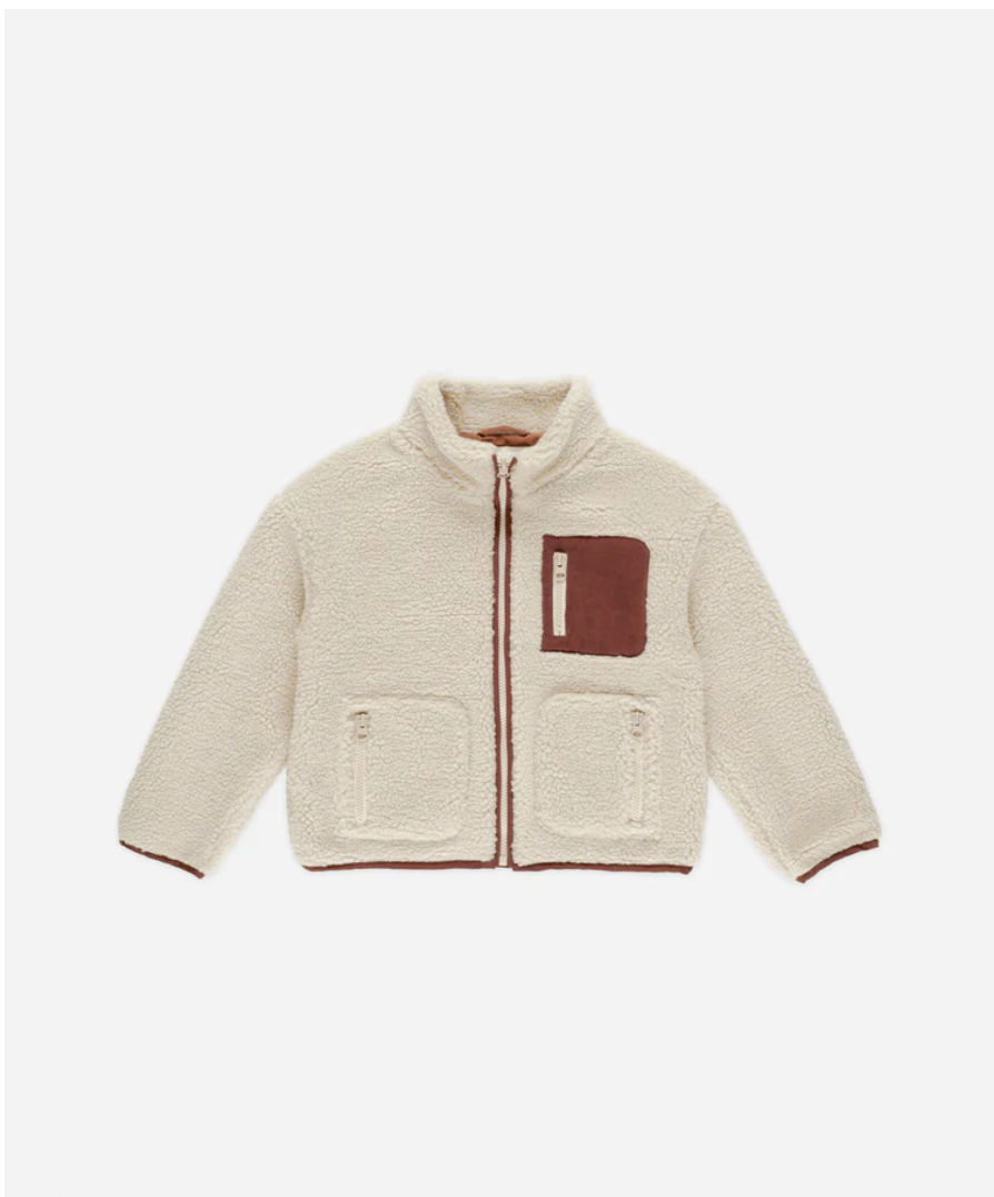 FELIX JACKET || STONE – Baby Blues And Pink